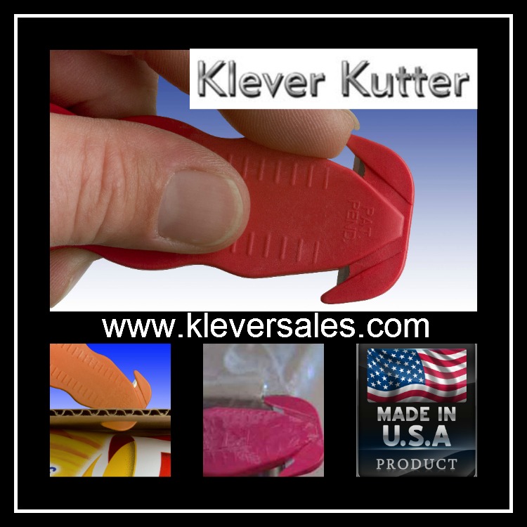 Klever Kutter stainless steel safety cutter, a safer box cutter ...